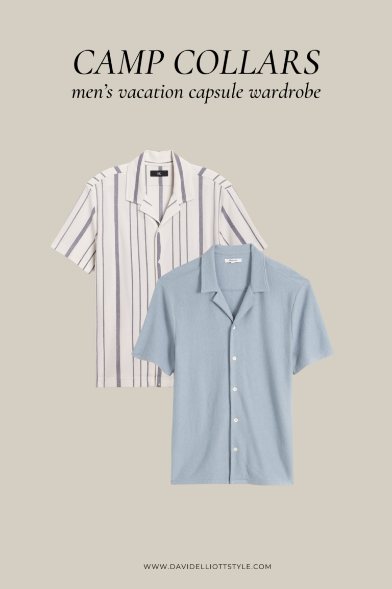 Men's European Vacation Capsule Wardrobe - davidelliottstyle.com